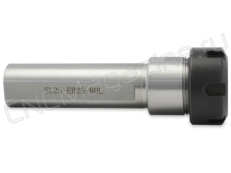 SL25-ER25-80L Цанговый патрон цилиндрический хвостовик, с лыской купить ...